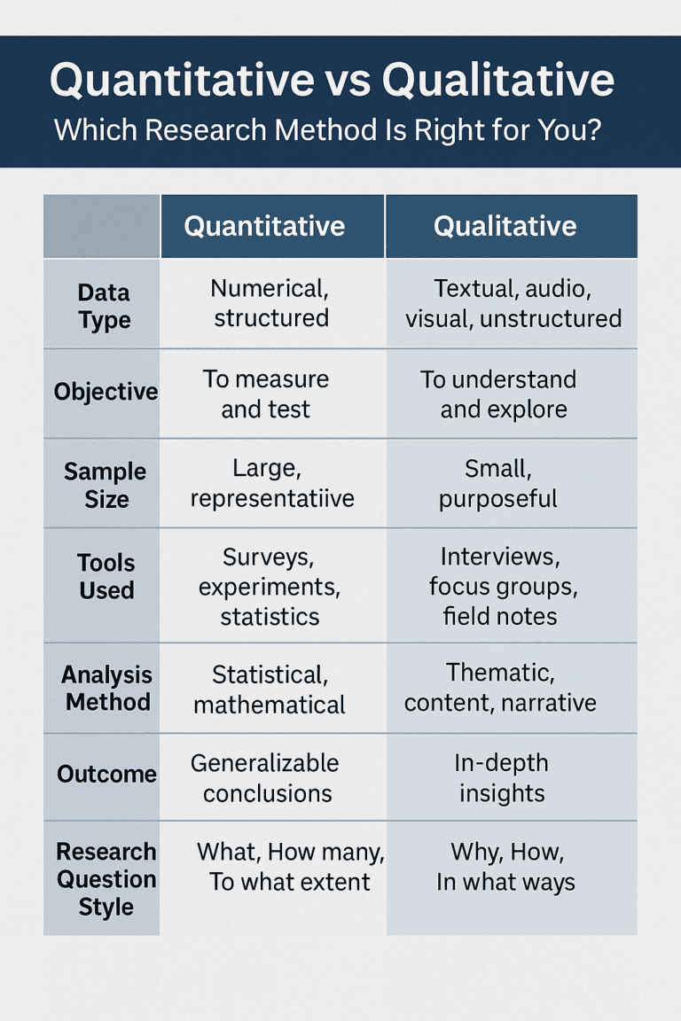 Quantitative vs Qualitative: Which Research Method Is Right for You ...