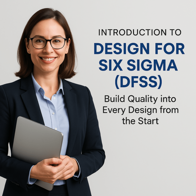 Design for Six Sigma (DFSS): Build Quality into Every Design from the ...